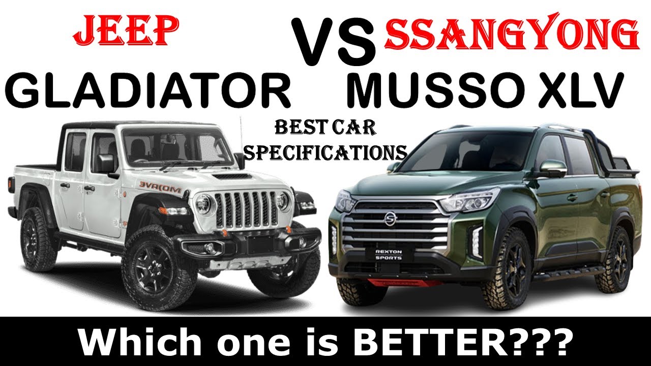 ALL NEW Jeep GLADIATOR Vs ALL NEW Ssangyong MUSSO XLV | Which one is ...