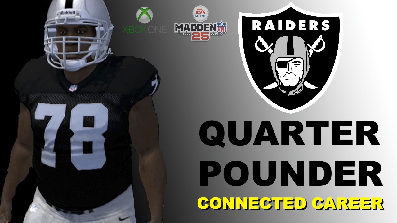 Madden 25: Quarter Pounder Oakland Raiders Connected Career (Xbox One ...