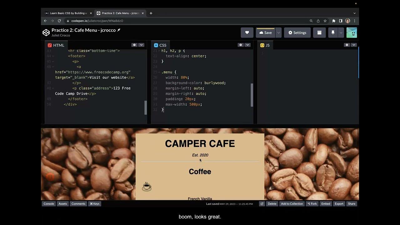 Copying Practice projects to CodePen - YouTube