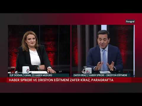 Zafer Kiraz - TRT Spikeri / Ses Eğitmeni / Paragraf /
