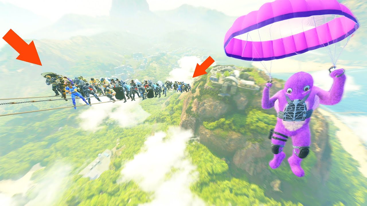 THEY WERE TRYING TO TRICK ME INTO FALLING OFF THE MAP!! - YouTube