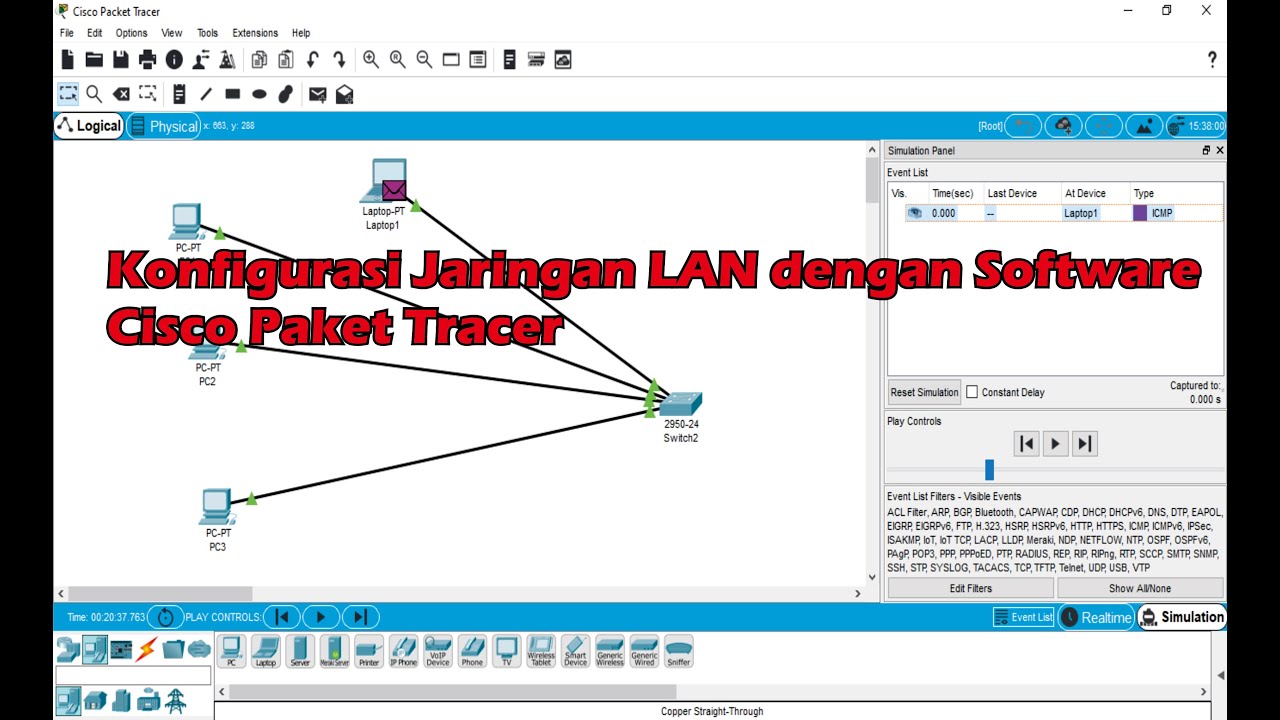 Simulasi Jaringan LAN dengan Cisco Packet Tracer - YouTube