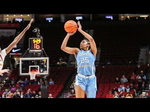 Deja Kelly Three point range | UNC Highlights 22/23 - WNBA Draft ‘24 ...
