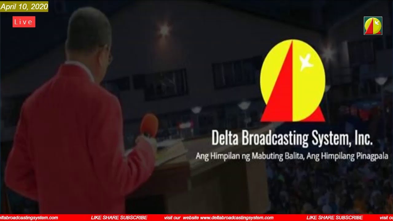 Delta Broadcasting System Inc. Live Stream ( DWXI Program - April 10 ...