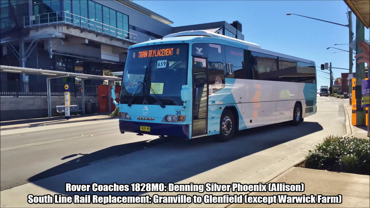 Rover Coaches 1828MO: Denning Silver Phoenix (Allison) - YouTube
