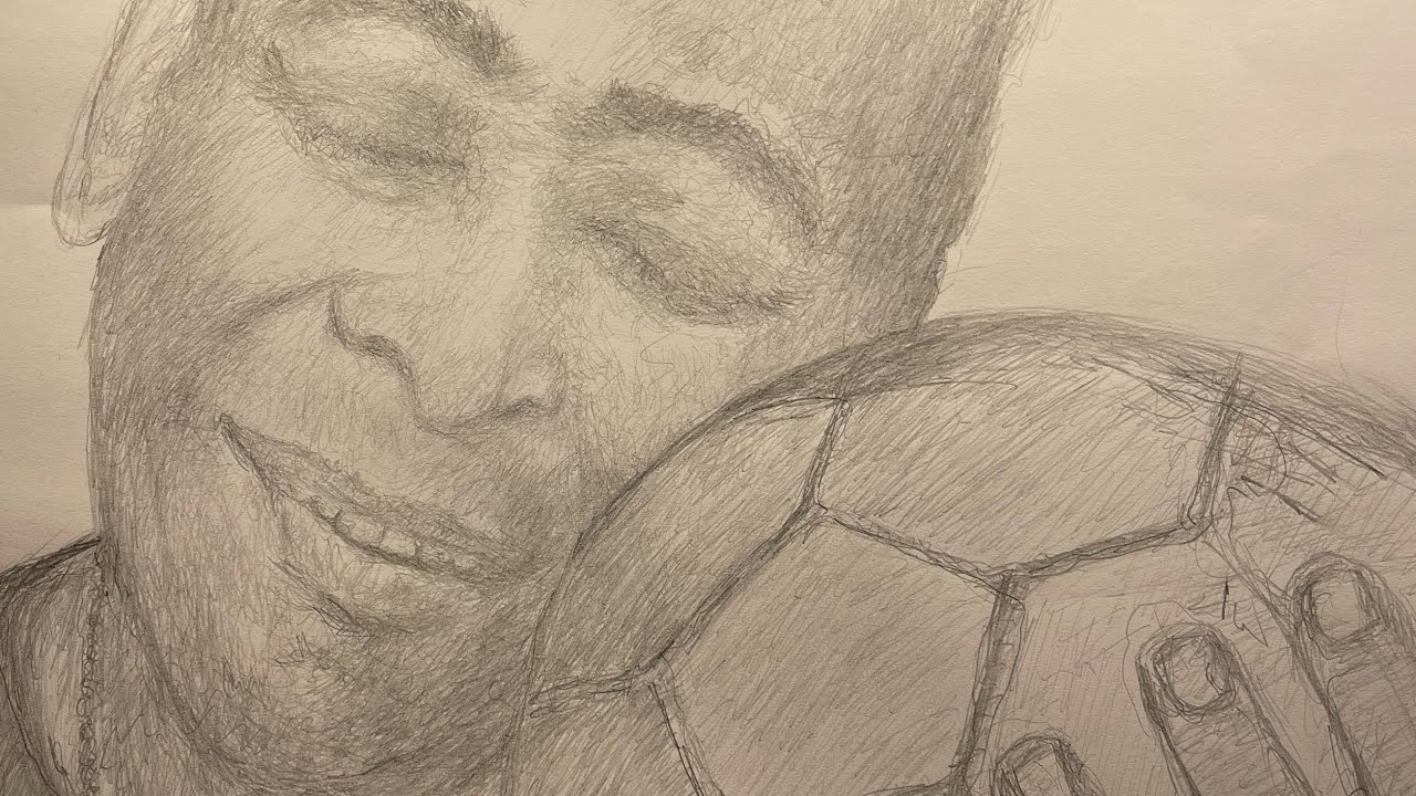 🇧🇷@ARTBYEVANGELOS Pencil sketch 🏼 portrait drawing of legendary ...