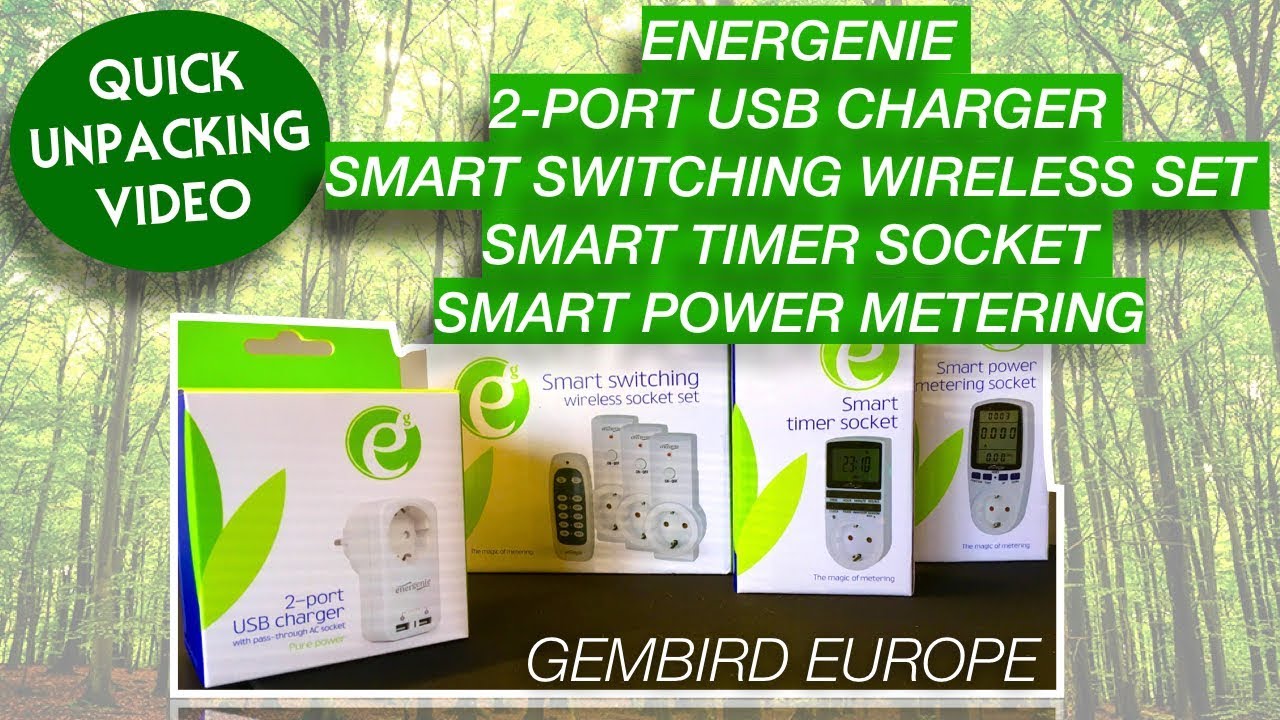 Quick unpacking video: Energenie - 4 products - YouTube