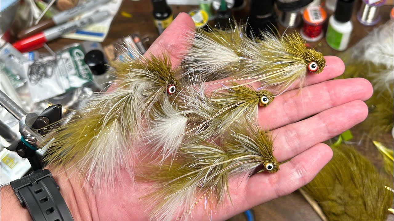 Mini Dungeon - Kelly Galloup articulated streamer fly tying - YouTube