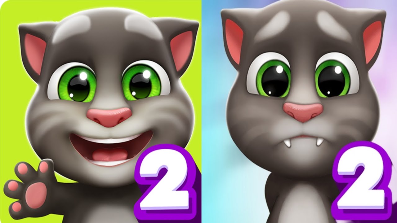 My Talking Tom 2 vs My Talking Tom 2 Funny Moments - Gameplay ...