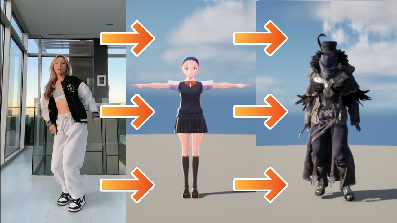 Character animation from video - YouTube