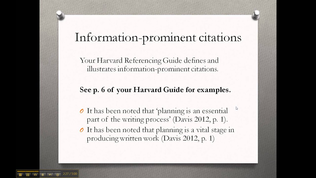 Introduction - Harvard Referencing - YouTube