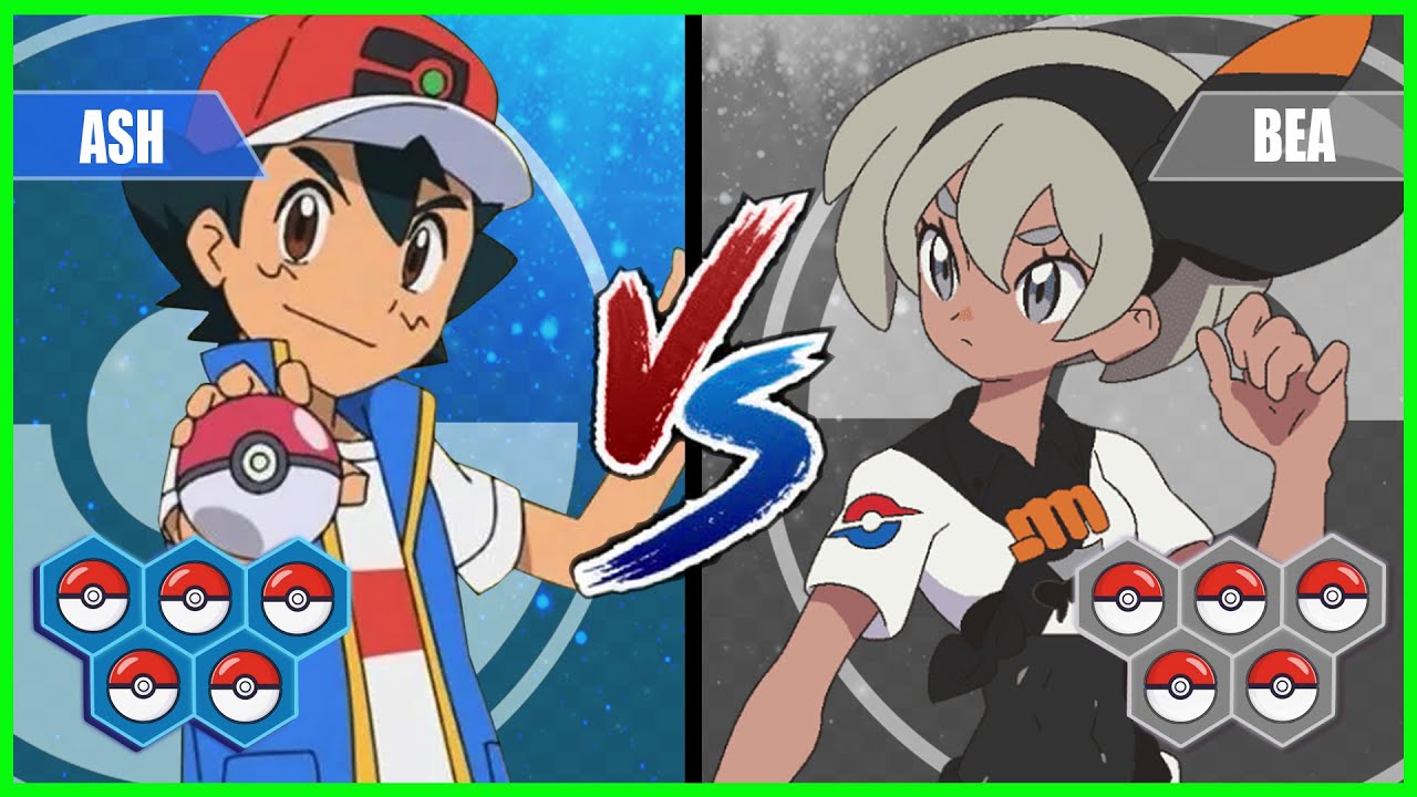Pokemon Battle Pedia: Ash Vs Bea - YouTube