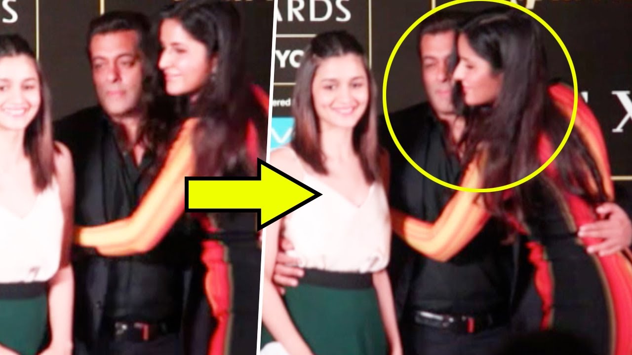 Katrina Kaif's TIGHT HUG To Salman Khan Publicly - YouTube