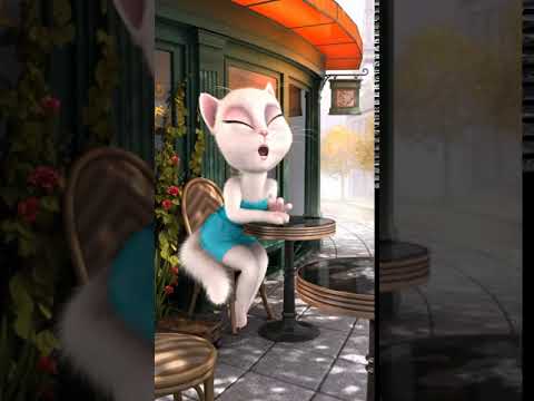 Talking Angela - Talking Angela Sneezing - YouTube