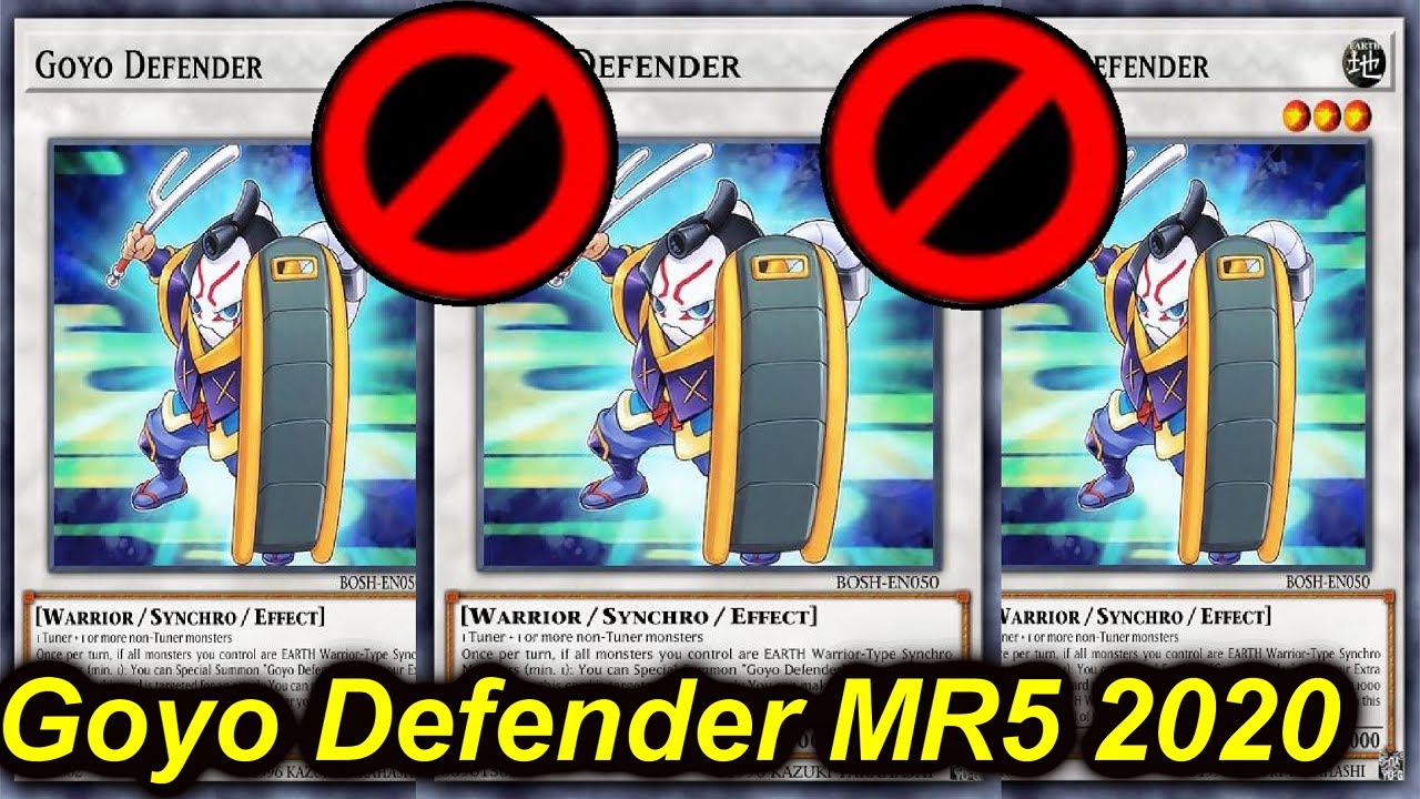 Why Goyo Defender is BROKEN With Master Rule 5 - YouTube