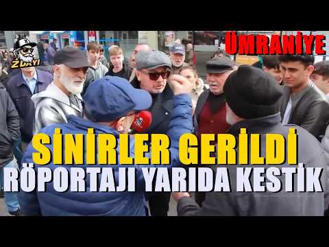 ÜMRANİYE'DE GERİLİMİ ÜST DÜZEY SOLUKSUZ İZLEYECEĞİNİZ BİR RÖPORTAJ#zdayı #sokakröportajı #gündem