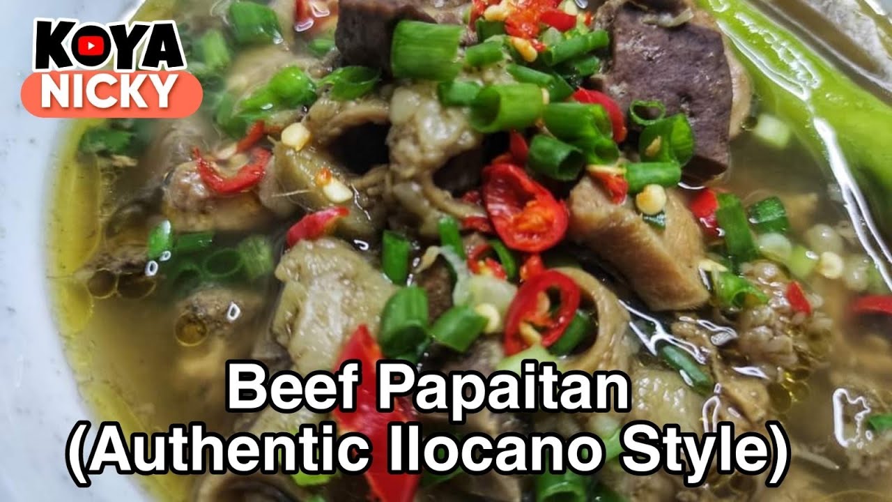 Beef Papaitan Recipe (Authentic Ilocano Style) - YouTube
