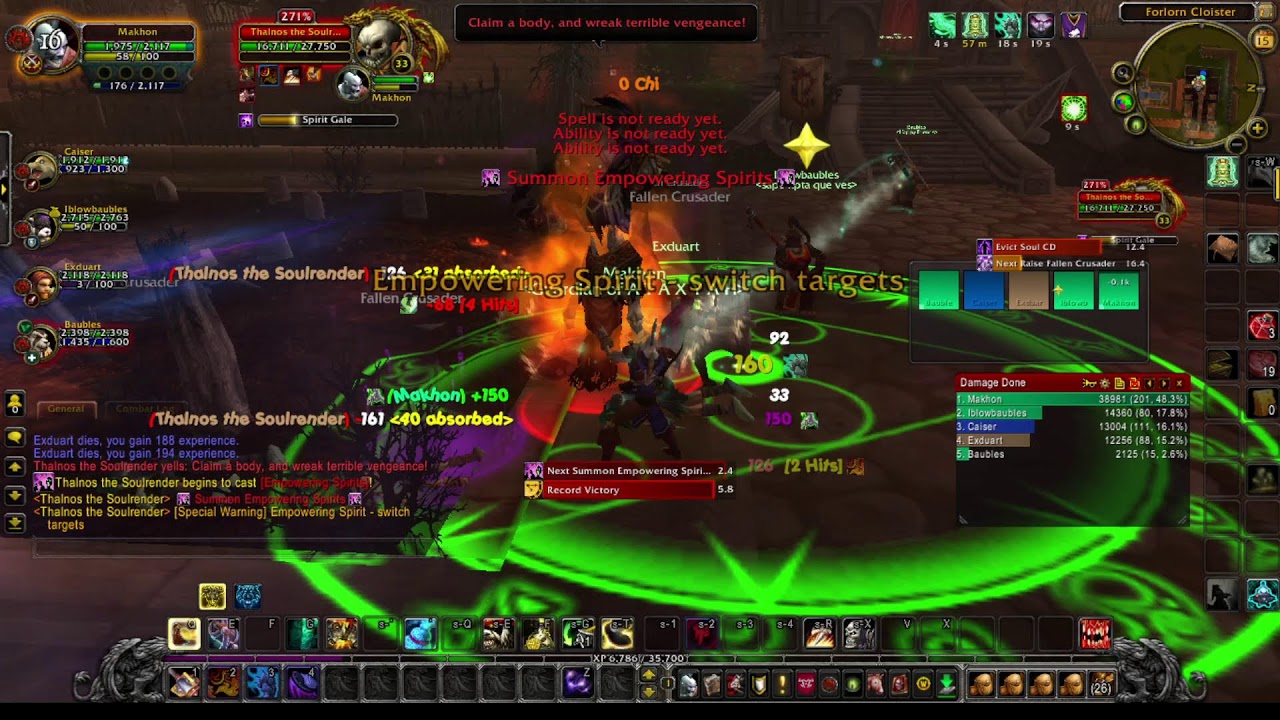 WOW Mop monk level up - YouTube