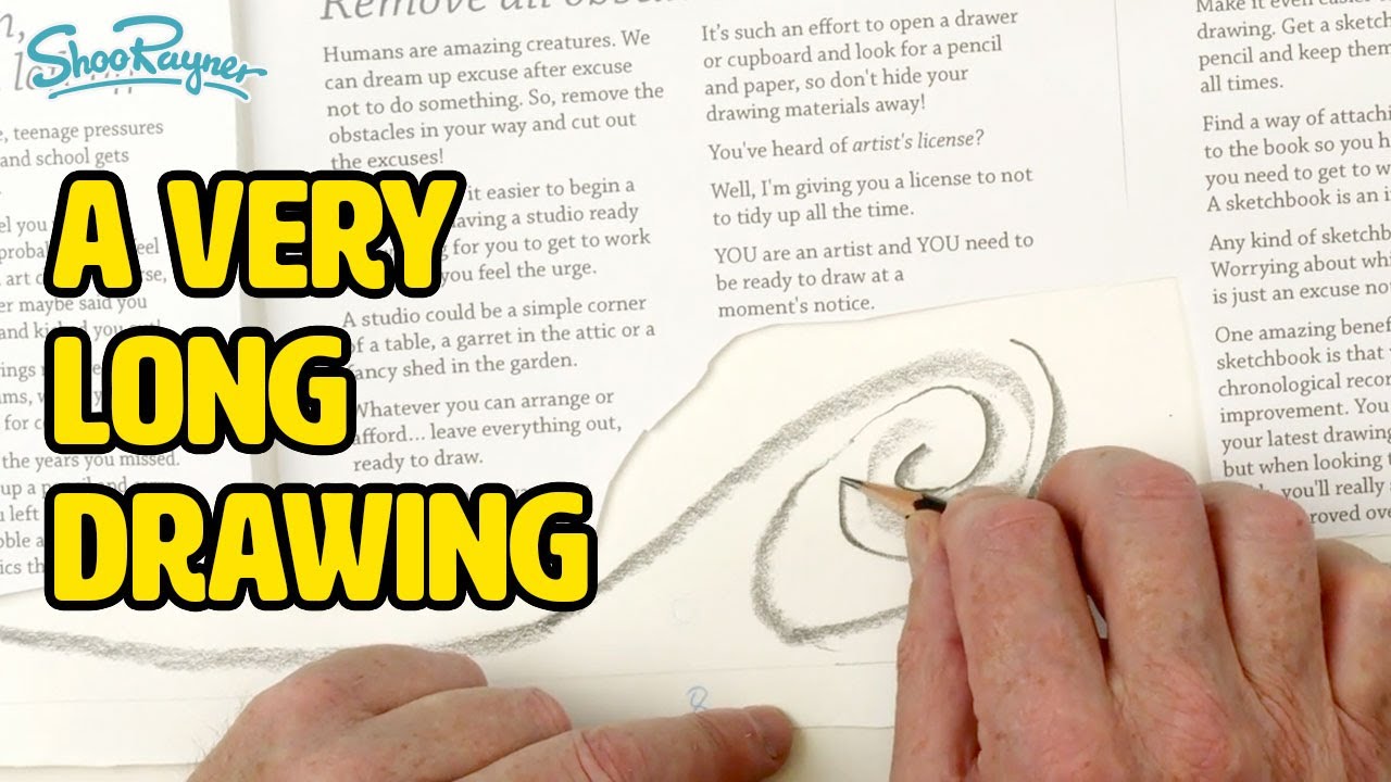 A Very Long Drawing for the Golden Secrets of Drawing - YouTube