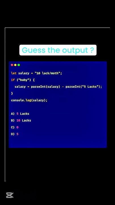 Guess The Output For Javascript Frontendcourse Coding Javascript