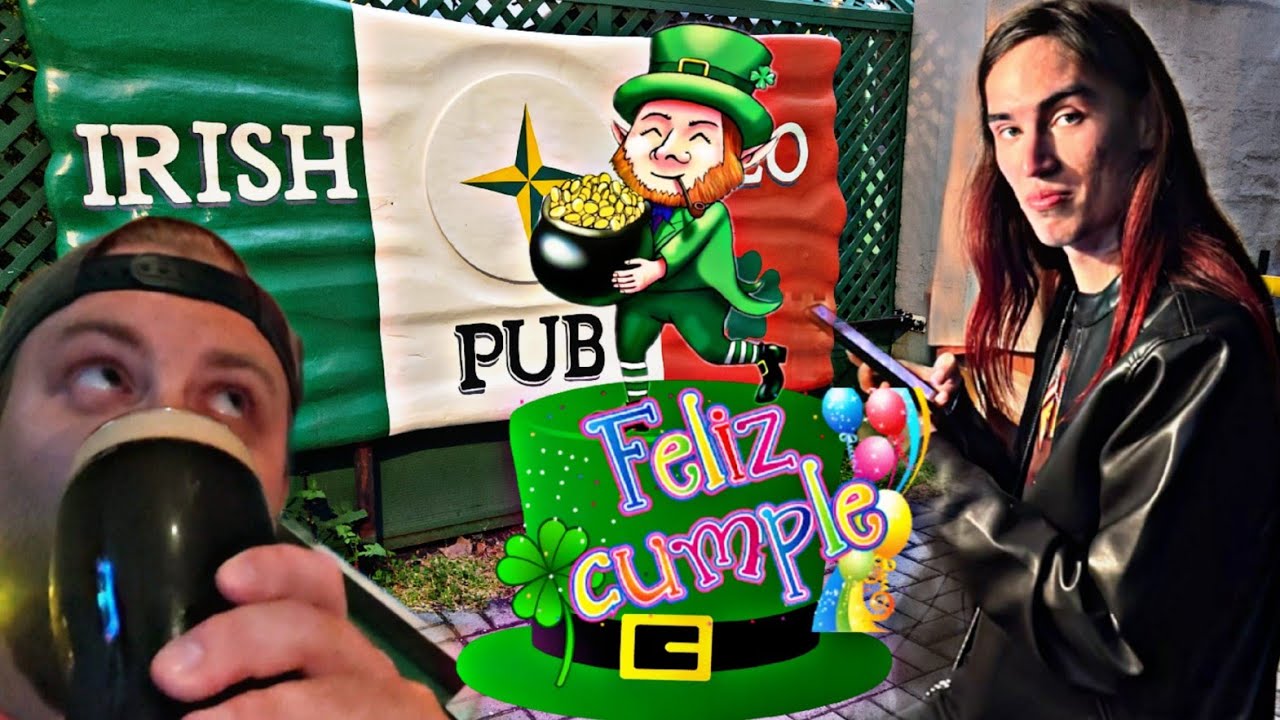 Primera vez Irish Pub en CHILE • Cumpleaños de mi ATZE • IRISH GEO PUB ...