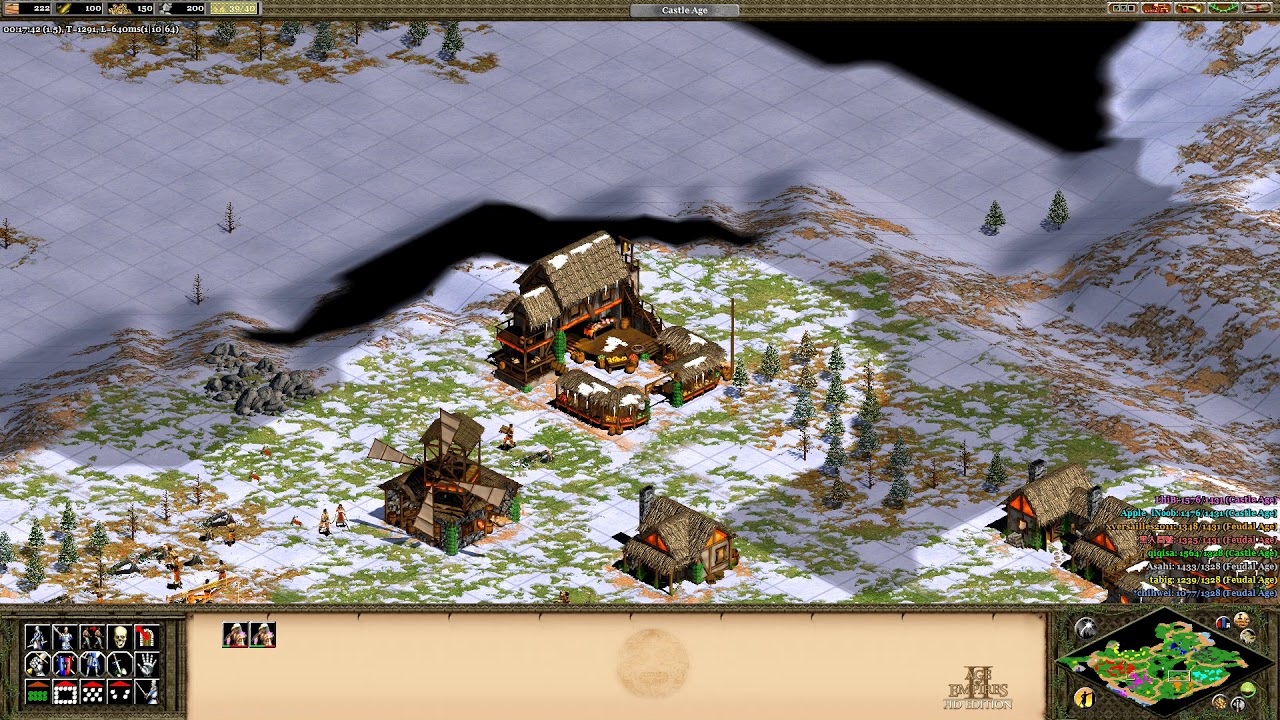 Age of Empires 2 HD Megarandom 4v4-Aztec infantry - YouTube