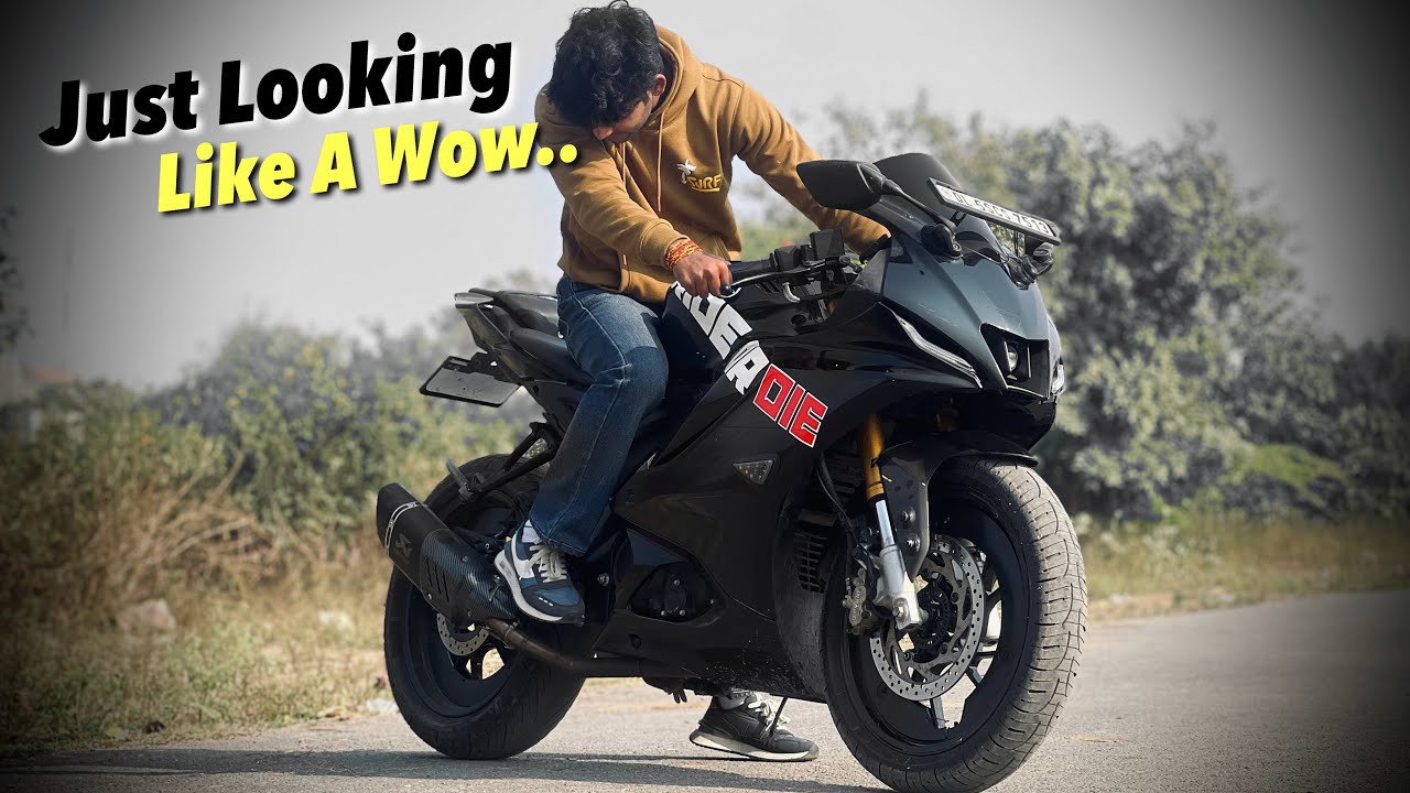 All Black R15M Taste Fully Modified..😍From Basic To Badass🔥 - YouTube