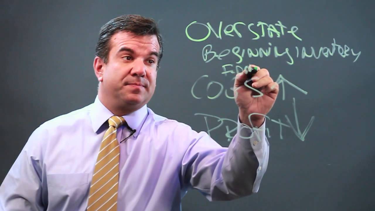 Overstated Beginning Inventory Effect on Net Income - YouTube