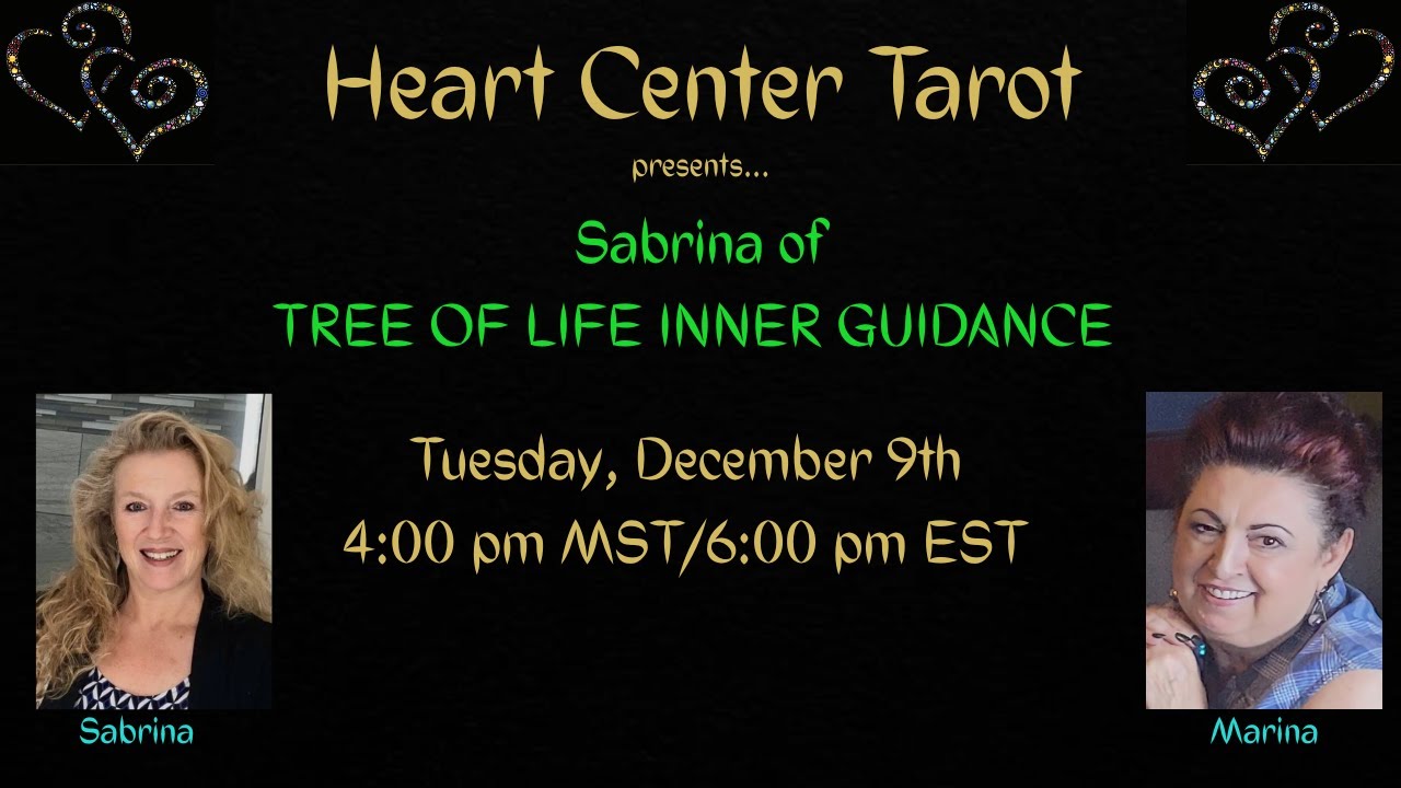 Welcome SABRINA - TREE OF LIFE INNER GUIDANCE - YouTube