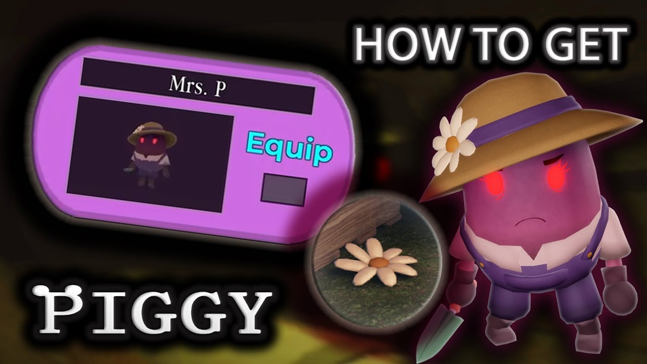 How to get the Mrs. P Skin in Piggy - YouTube