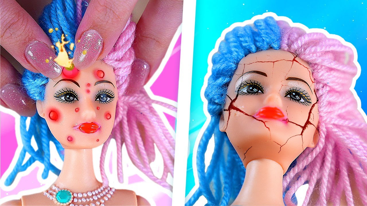 Mermaid Dolls Extreme Makeover | Barbie Dolls Come to Life - YouTube