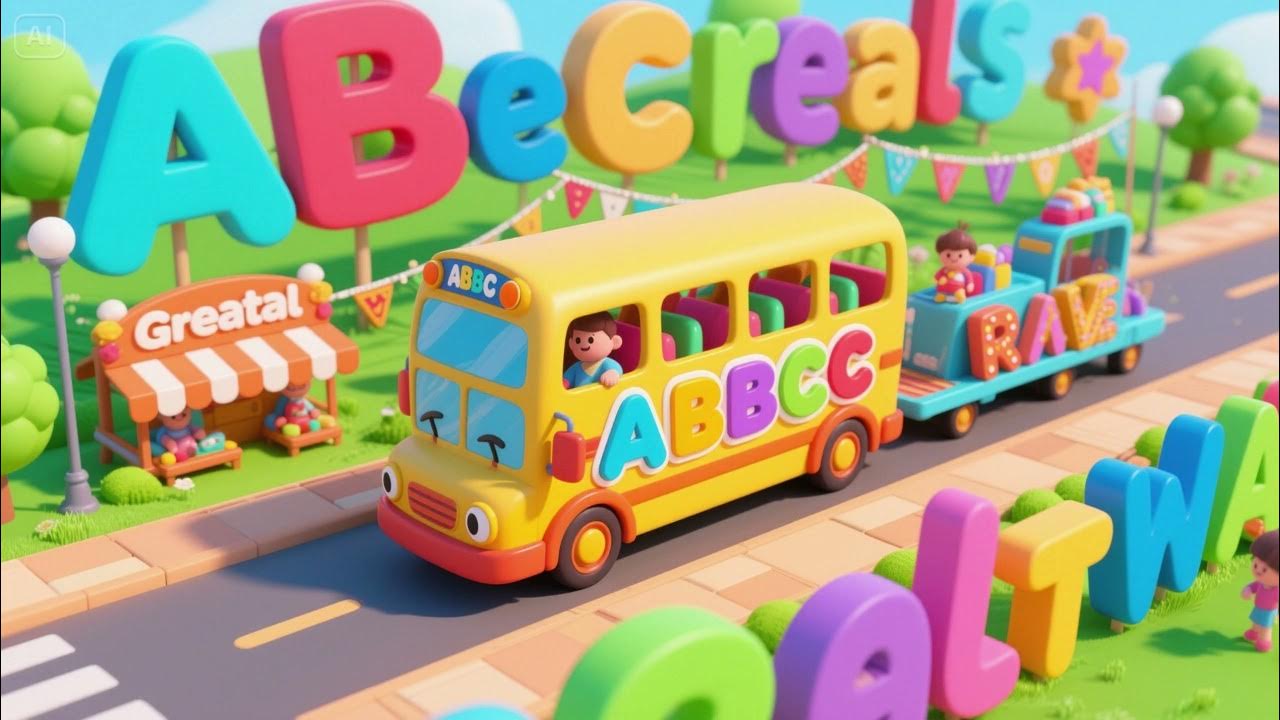 🚌🔤 The ABC Bus and the Great Alphabet Ride | Learn ABCs with JJ ...