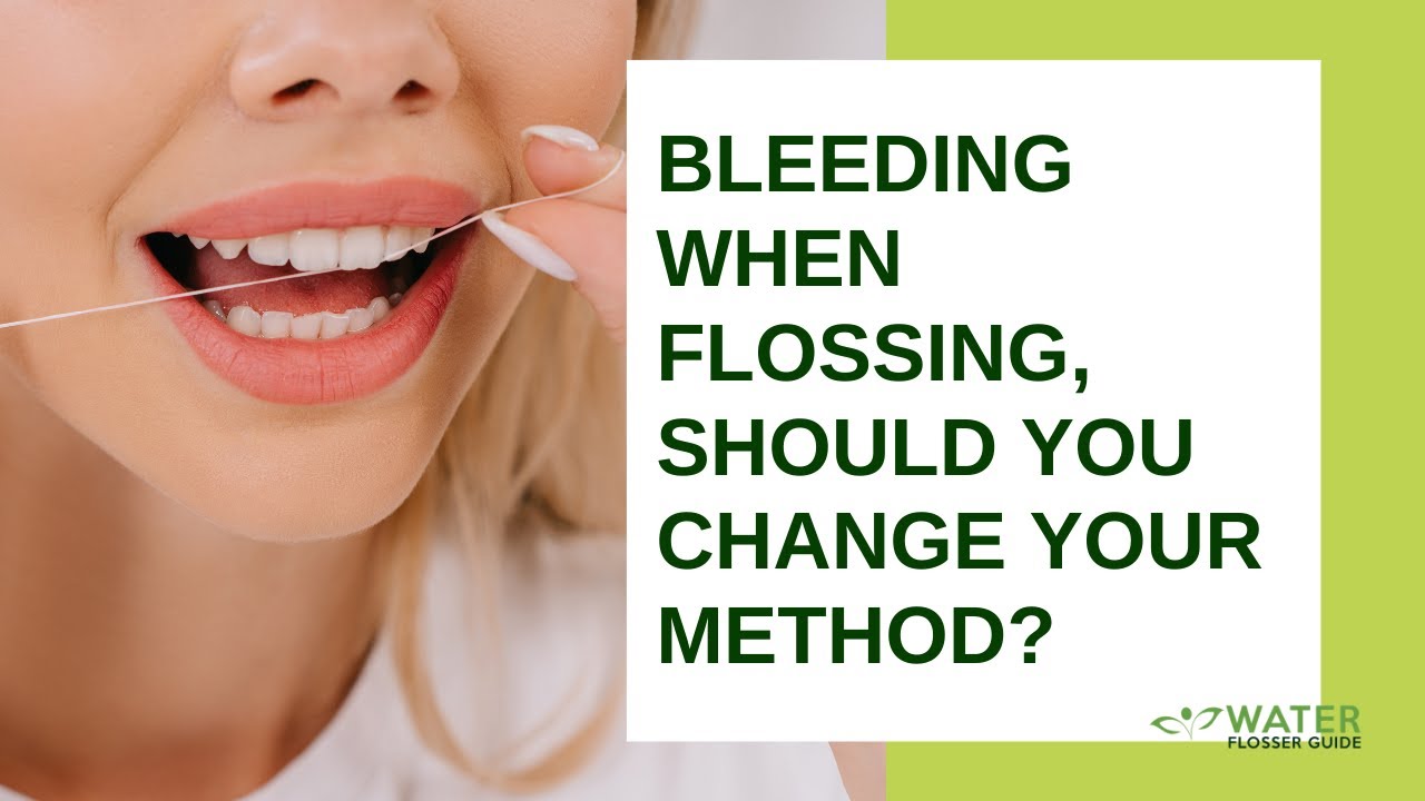 Bleeding when flossing, should you change your method? - YouTube