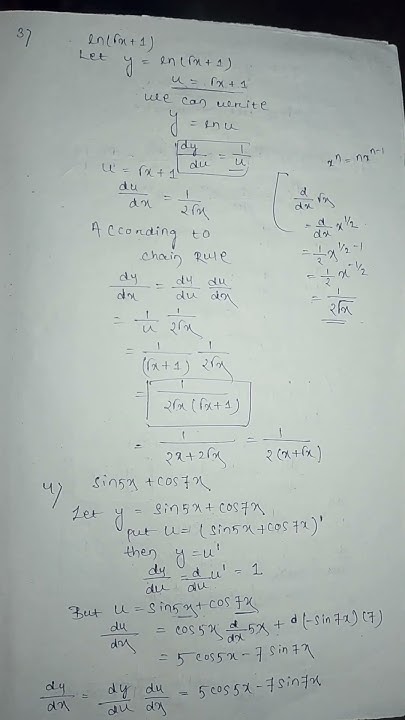 derivatives class 12 exercise 7.(c) question no. 1 to 6 # part 1 ,📚🔥🔥 ...