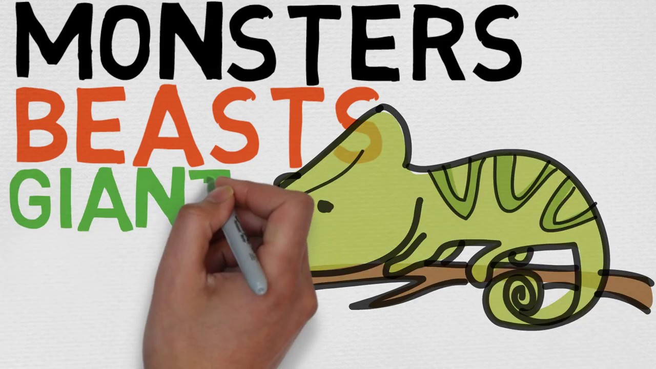 Beast #60.1: Giant Lizard (variant) (DnD 5E Monsters) - YouTube