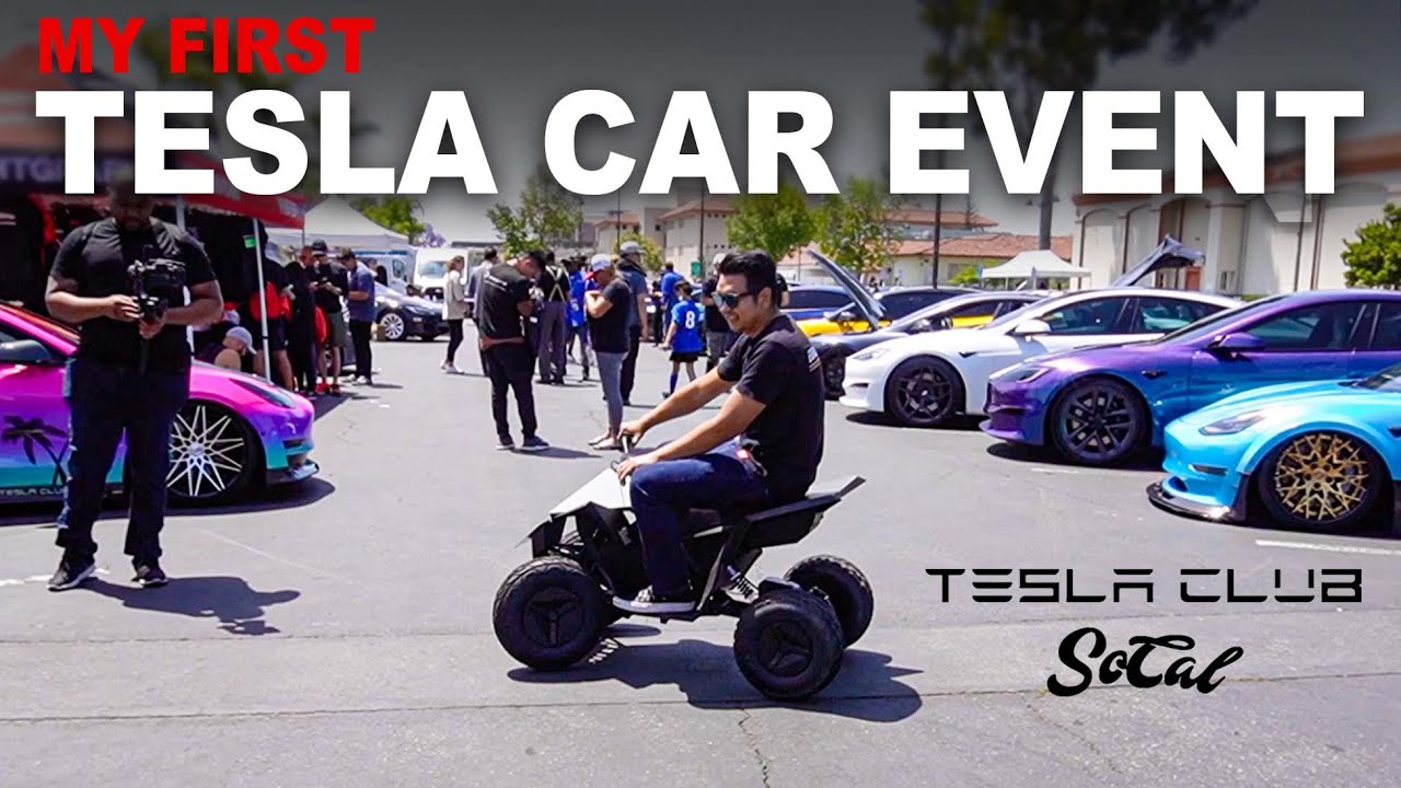 My first Tesla car event experience in California @teslaclubsocal - YouTube