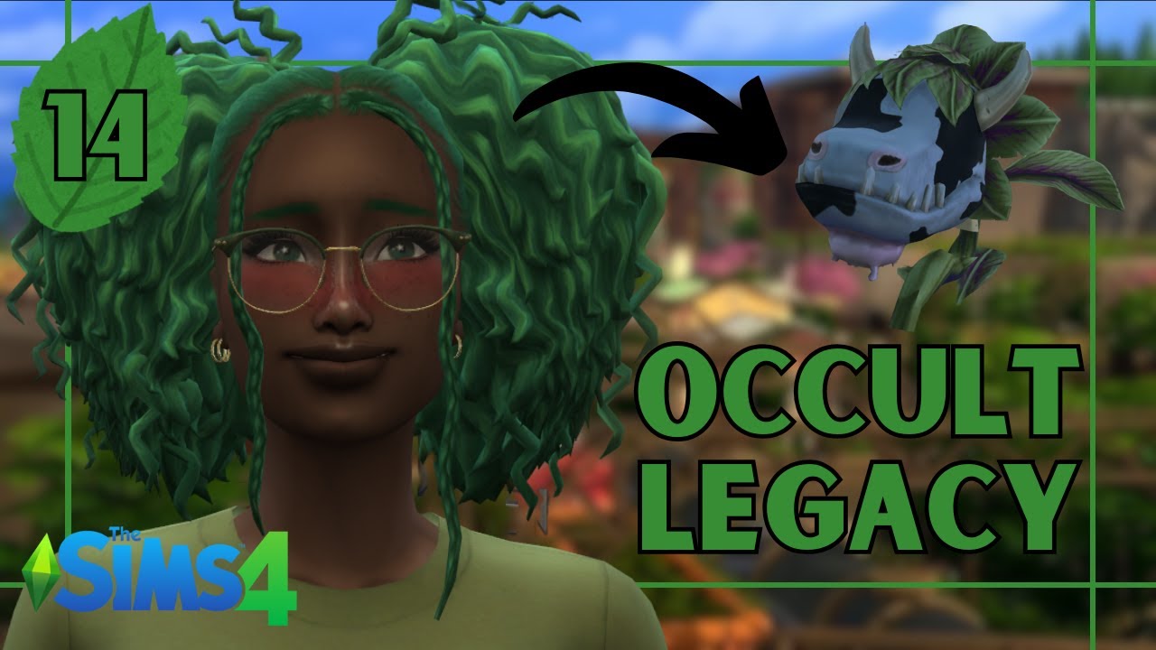 🌱 We Have A Cow Plant! // Plant Sim #14 - Occult Legacy // Sims 4 Lets ...