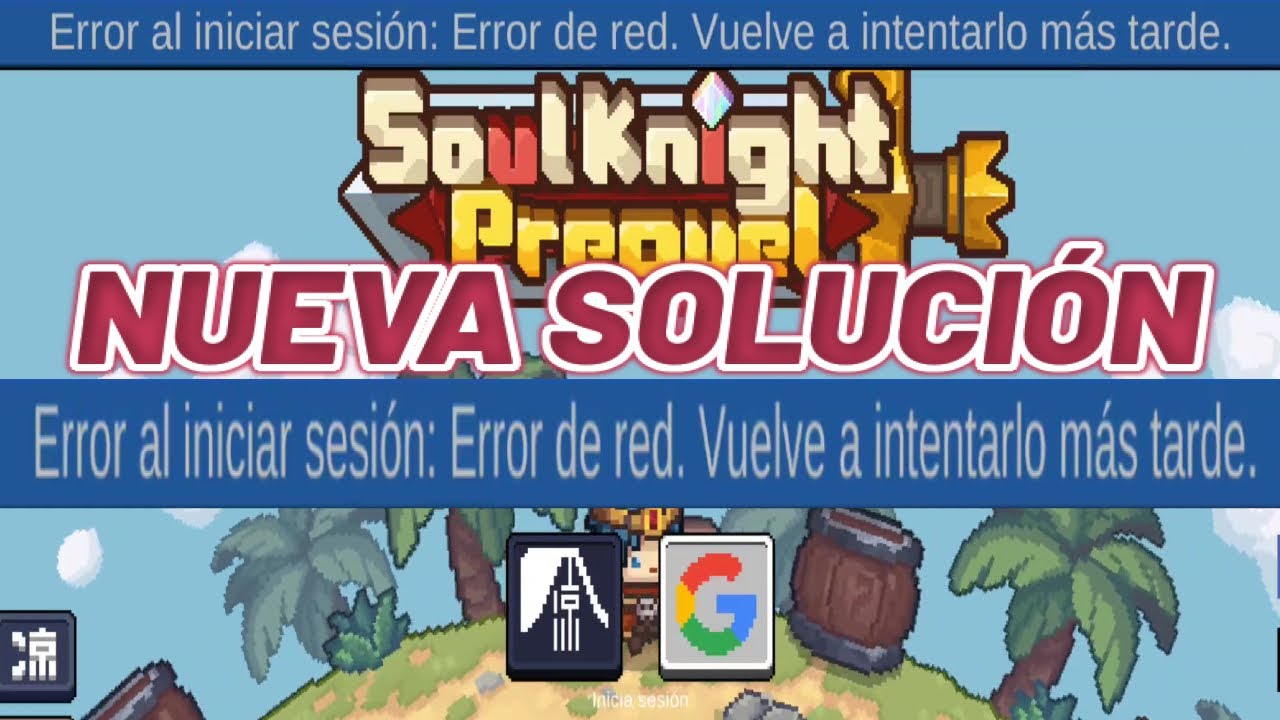 Nueva Solución al "Error al iniciar sesión: Error de red, vuelve más ...