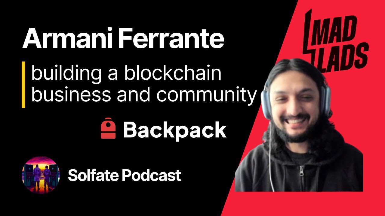 Armani Ferrante: building a blockchain company and community - Solfate ...