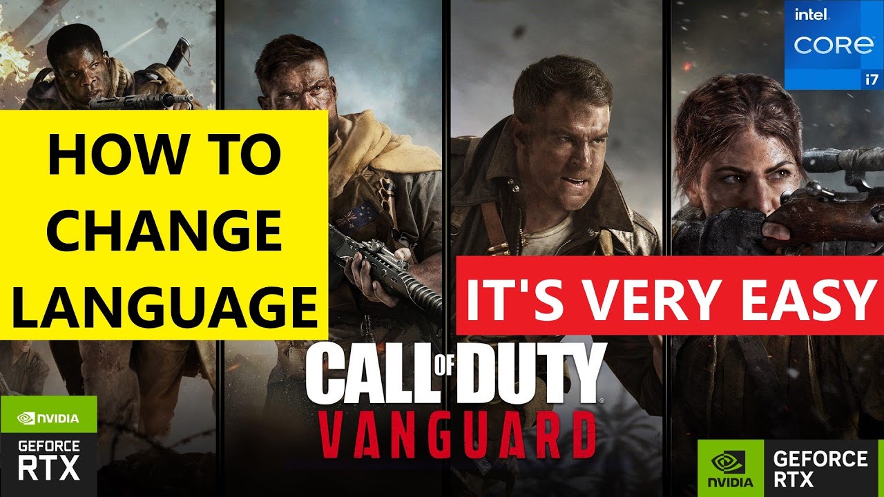 How To Change Languange Call Of Duty Vanguard P2P | PC Gameplay - YouTube