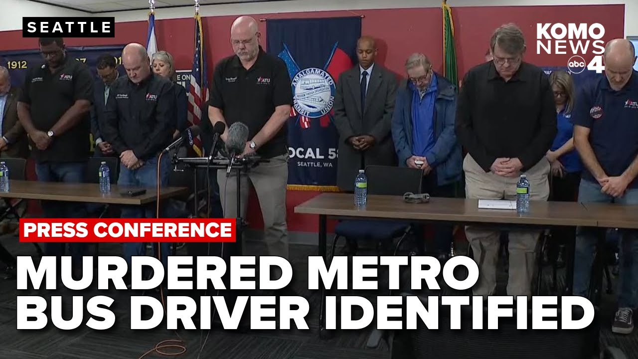 Metro bus driver fatally stabbed in Seattle identified - YouTube