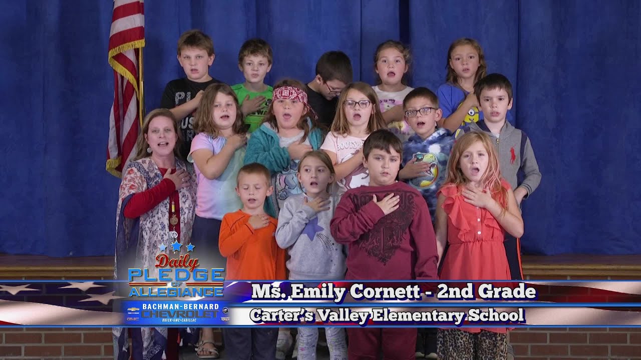 Daily Pledge: Carter’s Valley Elementary – Emily Cornett's 2nd Grade ...