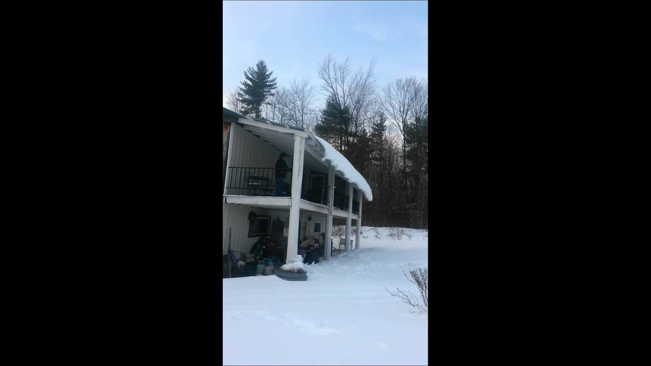 Redneck Roof cleaning - YouTube