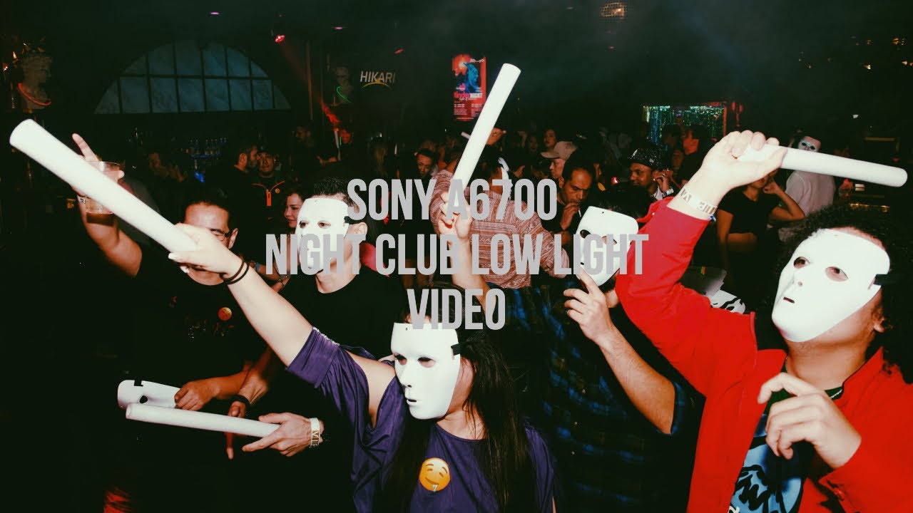 Sony a6700 Night club low light video ( Vertical position ) for social ...