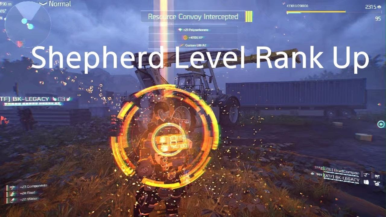 Tom Clancy's The Division 2 | Shepherd Level Rank Up #8 - YouTube