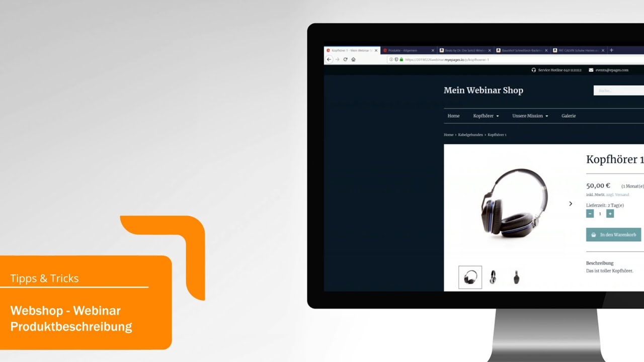Webinar STRATO Webshop Now - Produktbeschreibungen - YouTube