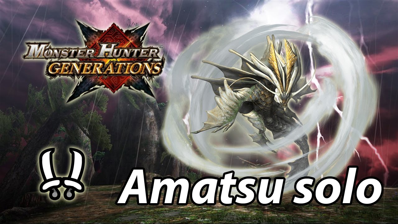 MHGen Amatsu solo (Adept Dual Blades) - 9'11 - YouTube