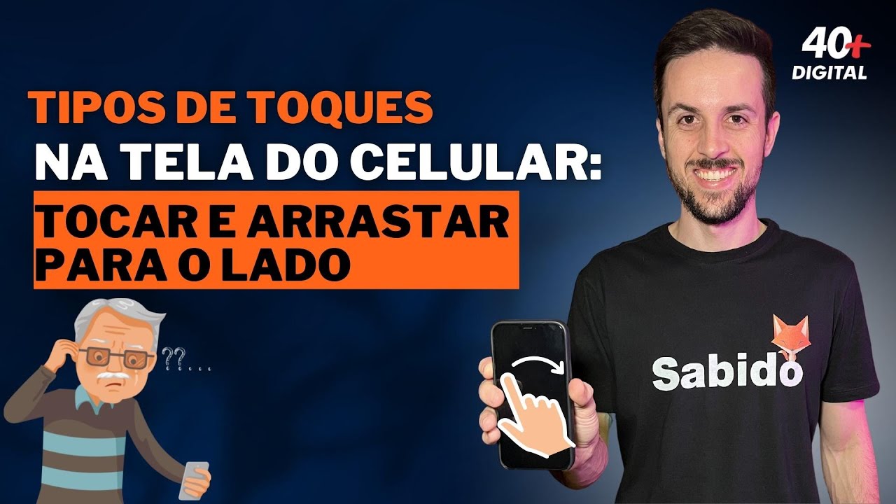 PARA QUE SERVE ESSE TIPO DE TOQUE NA TELA DO CELULAR: TOCAR E ARRASTAR ...