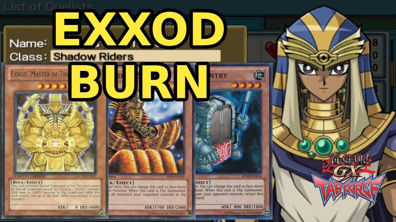 Yugioh GX Tag Force 1 : Abidos the third / Exxod Deck ( Sphinx Deck ...