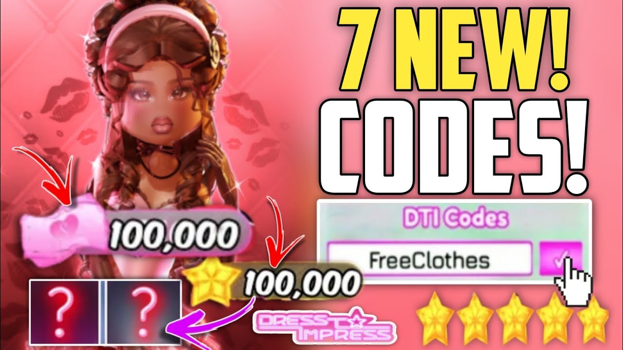 *Update!!* DTI CODES DRESS TO IMPRESS CODES IN 2024 - ROBLOX! DRESS TO ...